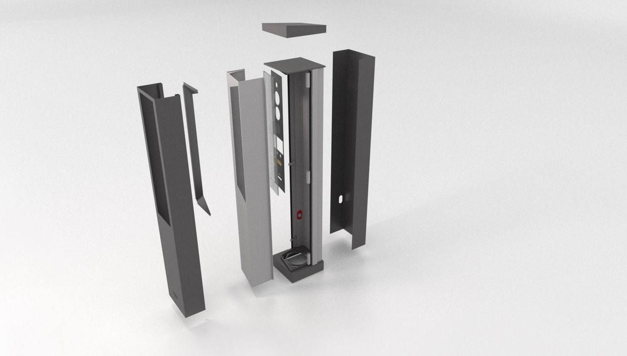 Eco conception de Sésame, un totem d'accès pour Aximum