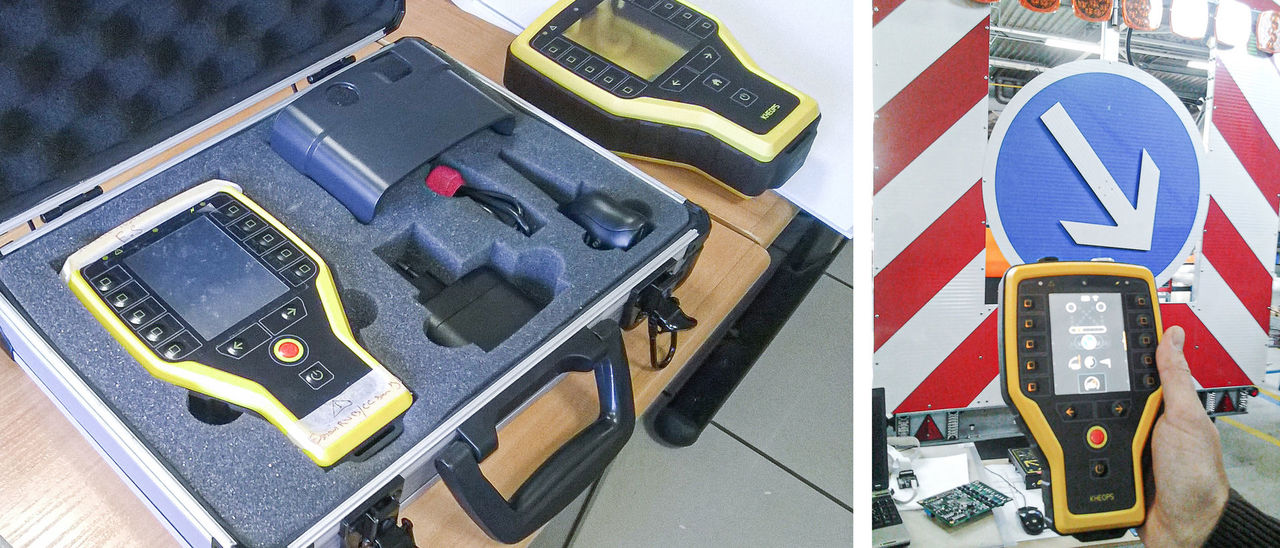 Design industriel de Kheops, boîtier de commande pour Aximum