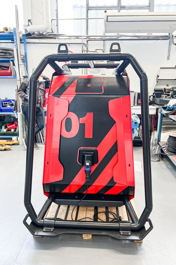 Design industriel de chargeur de batterie innovante