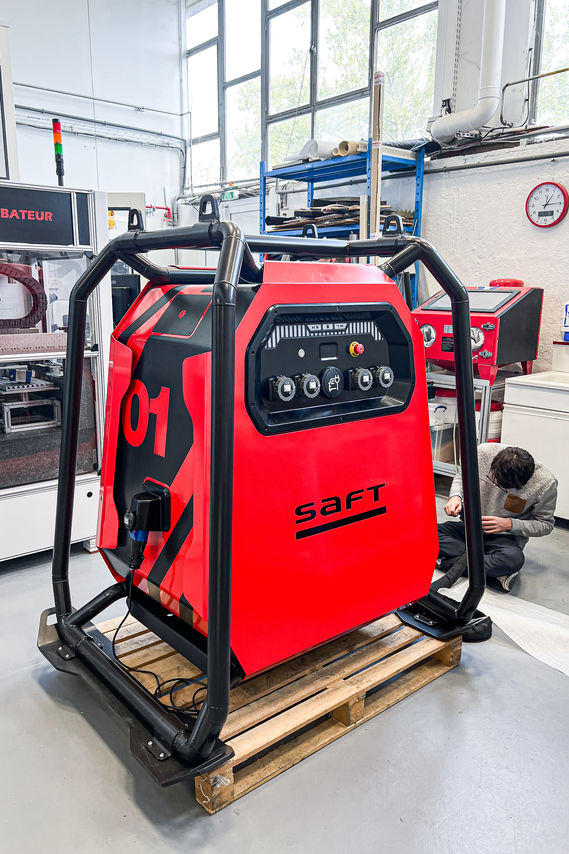 Design industriel de chargeur de batterie innovante