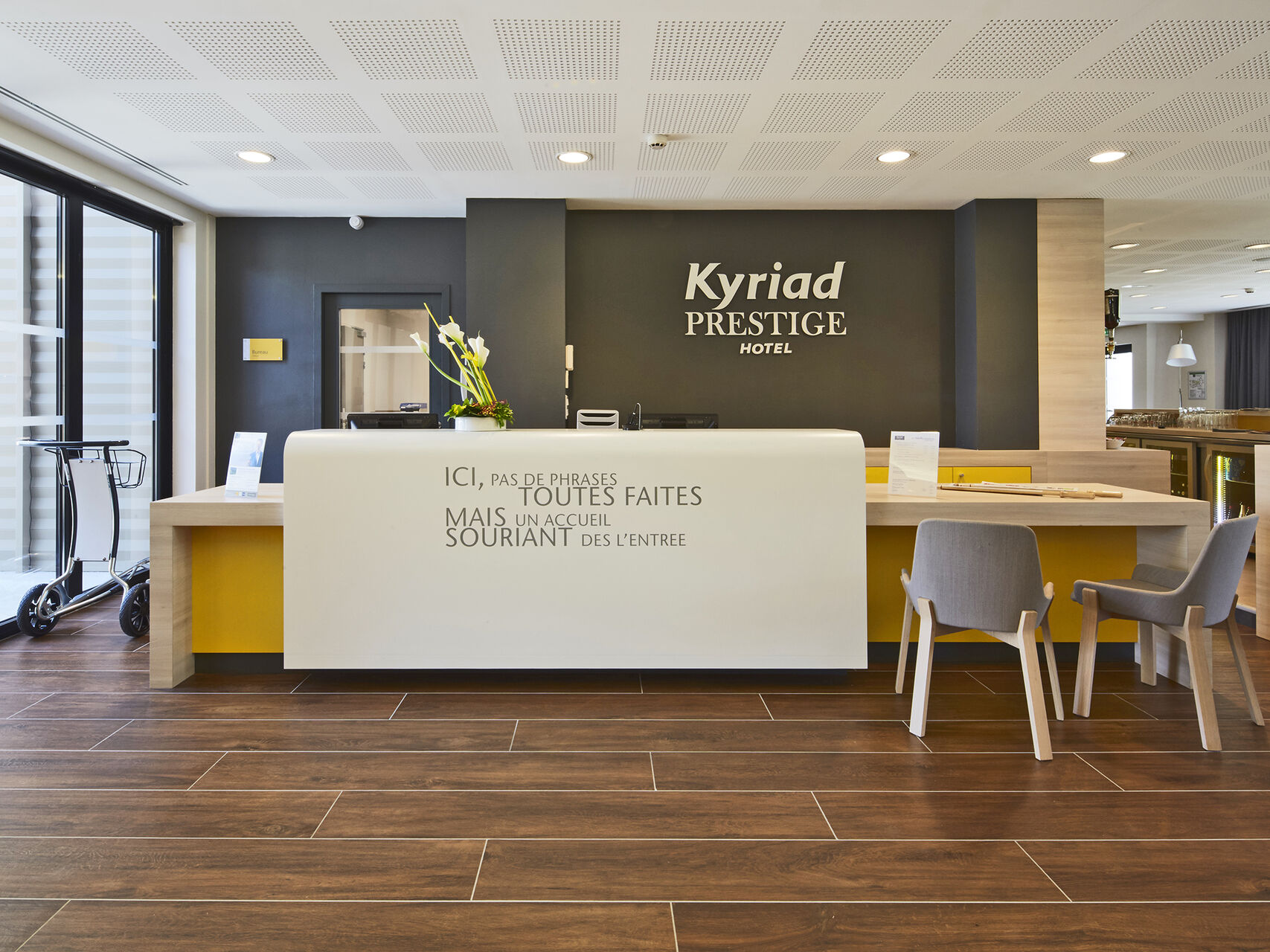 Design d’espace de l’hôtel Kyriad Prestige à Pau